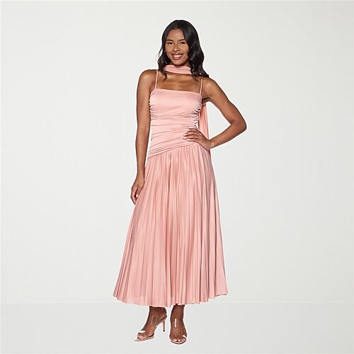 Click here for Premier Amour Womens Midi Straight Neck Sleeveless... prices