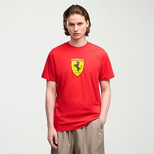 Puma Mens Ferrari Sportswear Collection Crewneck T-Shirt - Rosso Corsa