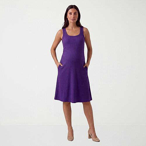 Click here for 24seven Comfort Apparel Womens Maternity Midi Scoo... prices