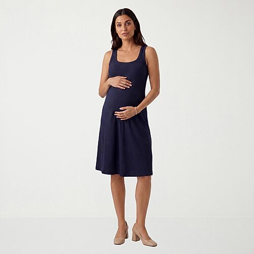 Click here for 24seven Comfort Apparel Womens Maternity Midi Scoo... prices
