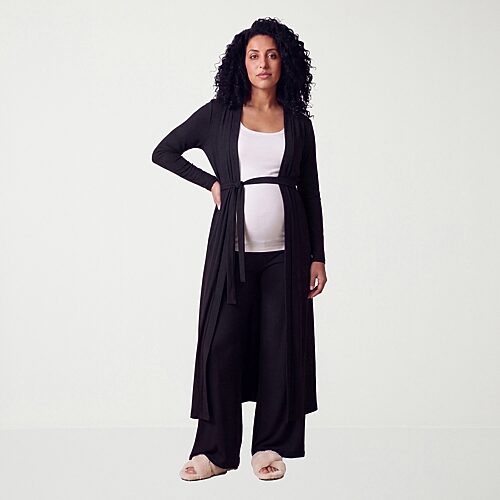Click here for 24seven Comfort Apparel Maternity Pant Set  2x  Bl... prices