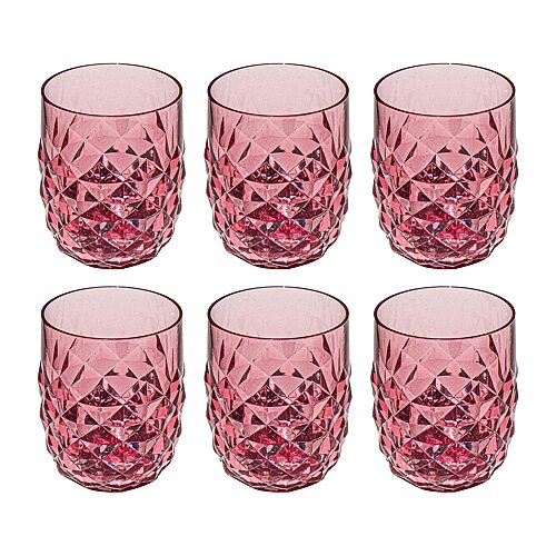 Click here for Abode Homewares Diamond Cut Acrylic Stemless Wine... prices