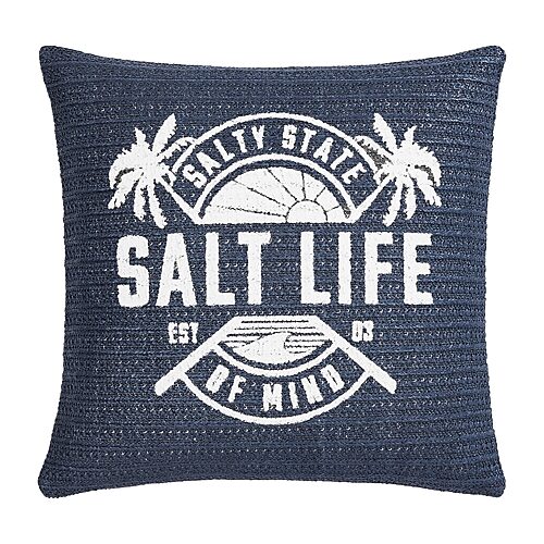 Click here for Salt Life Raffia Square Decorative Pillow  18 x 18... prices