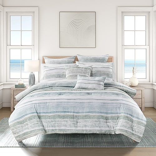 Click here for Salt Life Surf Stripe 3-Piece Comforter Set  Full/... prices
