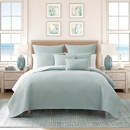 Click here for Salt Life Stillwater Solid 3-Piece Quilt Set  King... prices