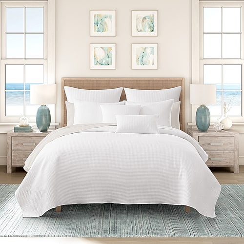 Click here for Salt Life Stillwater Solid 3-Piece Quilt Set  King... prices