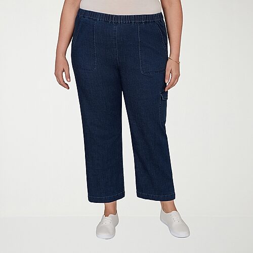 Click here for Alfred Dunner Inidigo Girls Womens Plus Straight M... prices