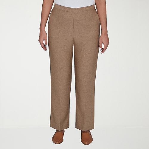 Click here for Alfred Dunner Womens Straight Pull-On Pant  14 Pet... prices