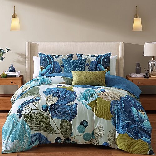 Click here for Bebejan Teal Tapestry 5-pc. Reversible Comforter S... prices