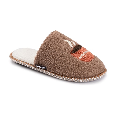 Click here for Muk Luks Womens Slip-On Slippers  X-large  Brown prices