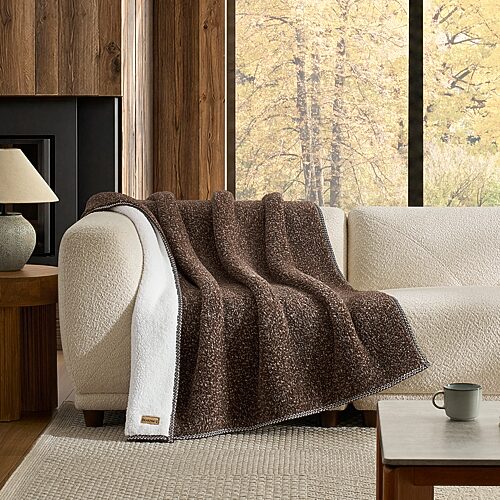 Click here for Bearpaw Washable Midweight Throw  One Size  Brown prices