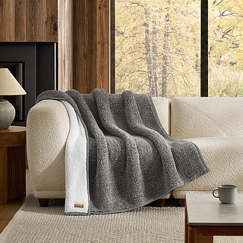 Click here for Bearpaw Washable Midweight Throw  One Size  Gray prices