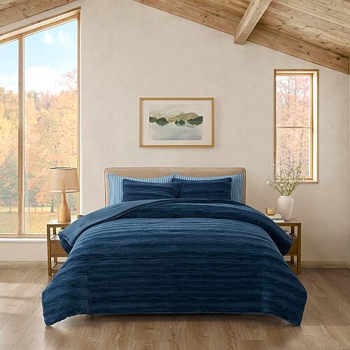 Click here for Bearpaw River Brushed Faux Fur 3-pc. Comforter Set... prices