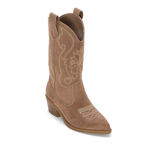 Click here for Mia Girl Womens Faylinn Stacked Heel Cowboy Boots... prices