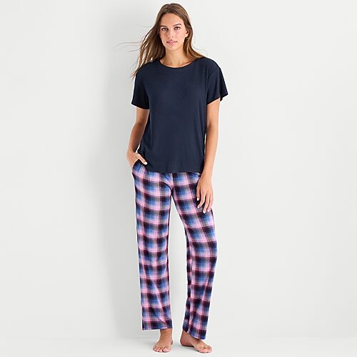 Click here for Jaclyn Womens Crew Neck Short Sleeve 2-pc. Pajama... prices