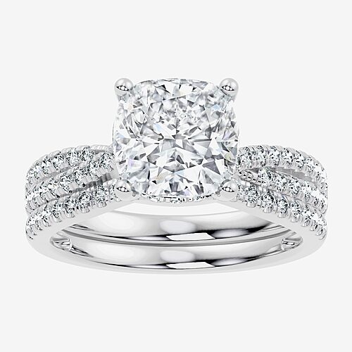 Click here for (F-G/ Vs2-Si1) Womens 3 1/2 CT. T.W Lab Grown Whit... prices