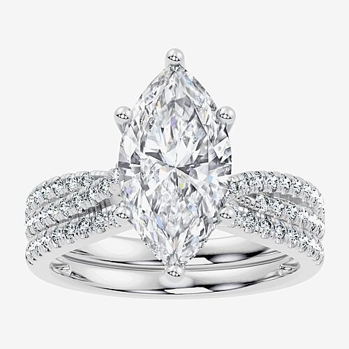 Click here for (F-G/ Vs2-Si1) Womens 3 1/2 CT. T.W Lab Grown Whit... prices