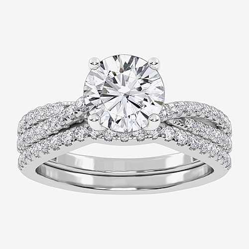 Click here for (F-G/ Vs2-Si1) Womens 3 1/2 CT. T.W Lab Grown Whit... prices