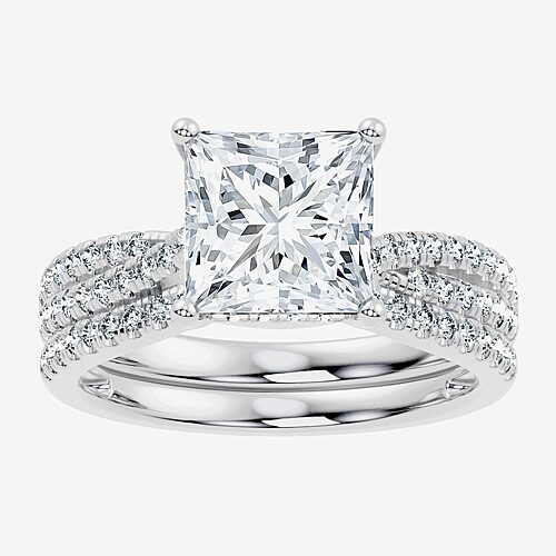 Click here for (F-G/ Vs2-Si1) Womens 2 1/2 CT. T.W. Lab Grown Whi... prices