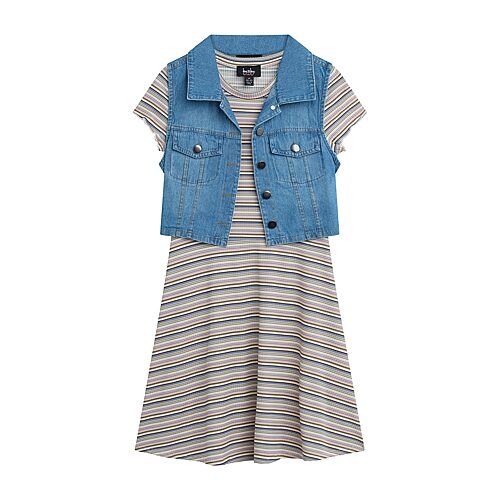 Click here for Byer California Girls Cap Striped 2-pc. Dress Set... prices