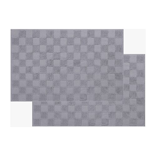 Click here for Depera Home Bath Mat  One Size  Silver prices