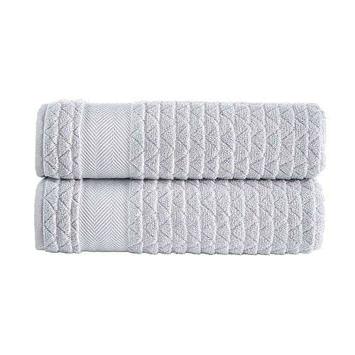 Click here for Depera Home 2-pc. Bath Sheet  One Size  Silver prices