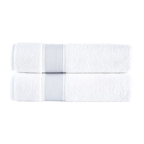 Click here for Depera Home 2-pc. Bath Sheet  One Size  Silver prices