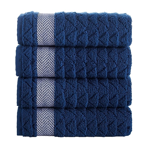 Click here for Depera Home Turkish Cotton 4-pc. Hand Towel  One S... prices