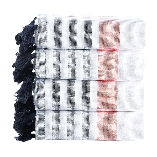 Click here for Depera Home 4-pc. Washcloth  One Size  Orange prices