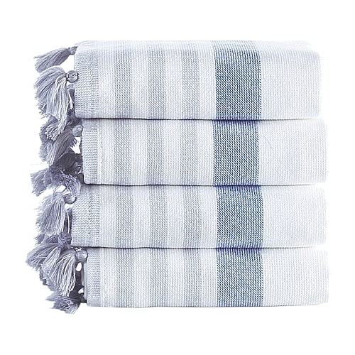 Click here for Depera Home 4-pc. Washcloth  One Size  Blue prices