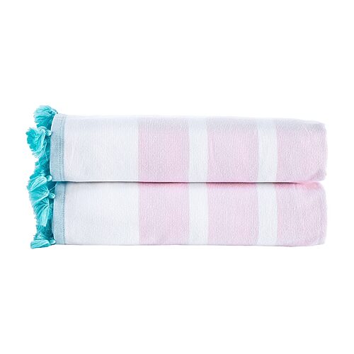 Click here for Depera Home 2-pc. Bath Sheet  One Size  Pink prices