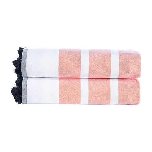 Click here for Depera Home 2-pc. Bath Sheet  One Size  Orange prices