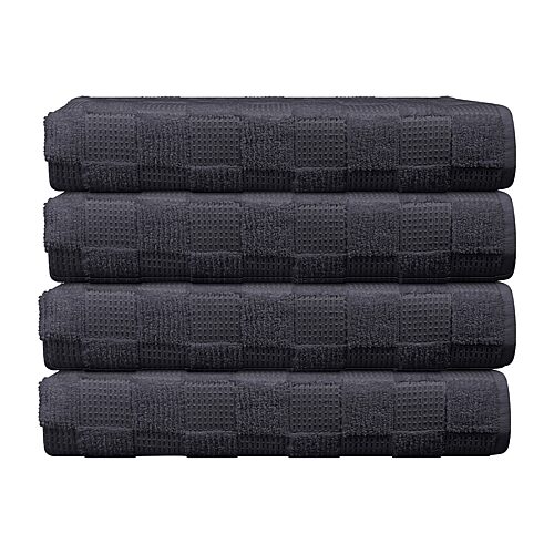 Click here for Depera Home 4-pc. Washcloth  One Size  Gray prices