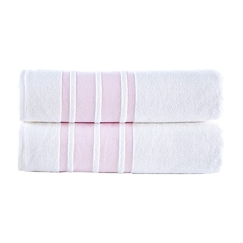 Click here for Depera Home 2-pc. Bath Sheet  One Size  Pink prices