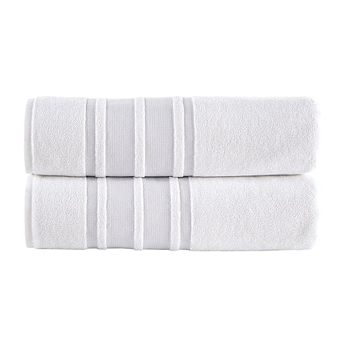 Click here for Depera Home 2-pc. Bath Sheet  One Size  Silver prices