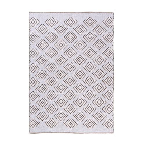 Click here for Lr Home Quincy Pom-600 5x7 Area Rug - Tan/ White prices