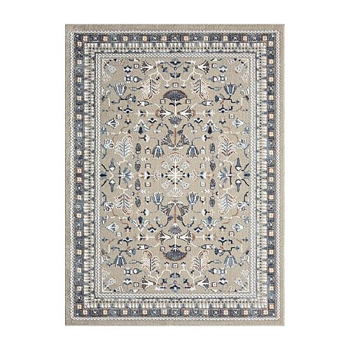 Click here for Lr Home Willa Vis-643 79x99 Area Rug - Blue/Beige prices