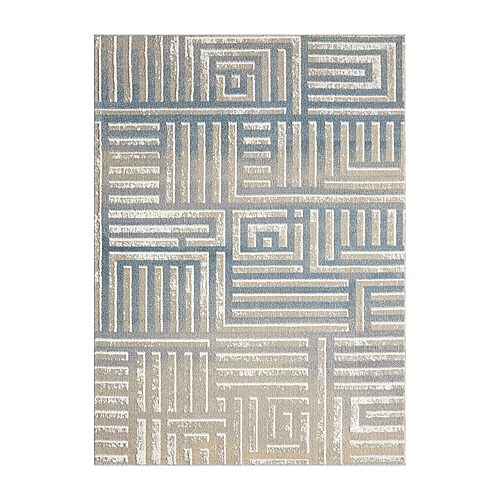 Click here for Lr Home Willa Vis-1 53x7 Area Rug - Beige/Blue prices