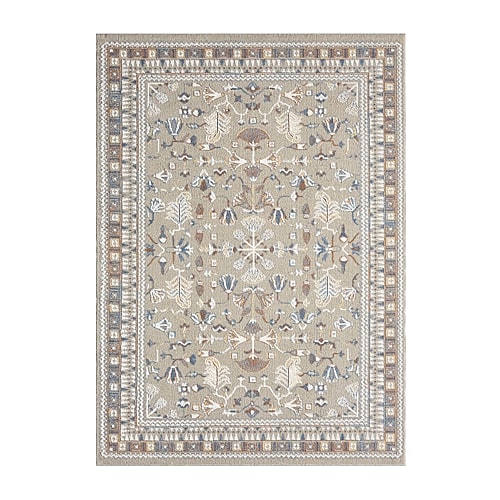 Lr Home Willa Vis-643 53x7 Area Rug - Beige/Rust