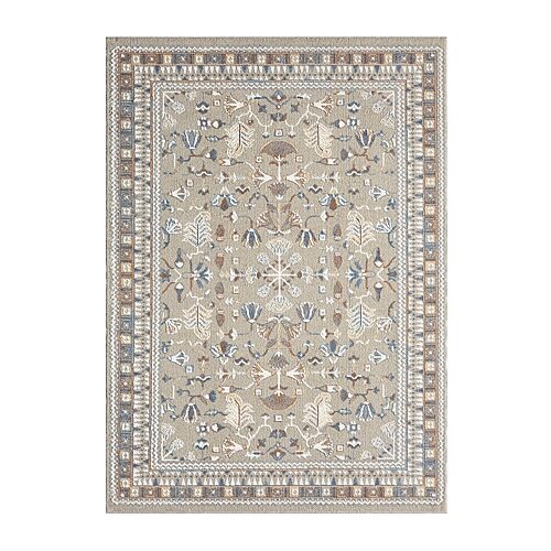 Click here for Lr Home Willa Vis-643 79x99 Area Rug - Beige/Rust prices