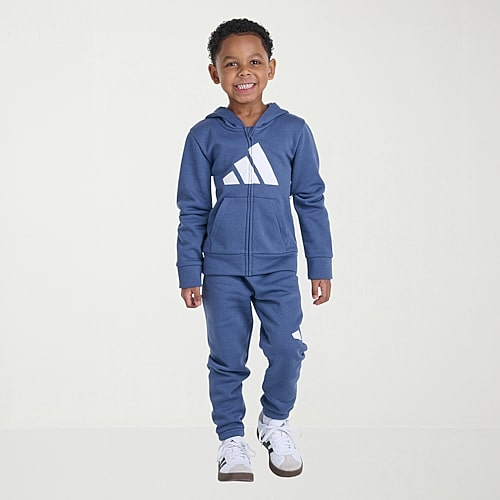 Click here for adidas Boys 2T-7 Long-Sleeve Full-Zip Jacket and P... prices