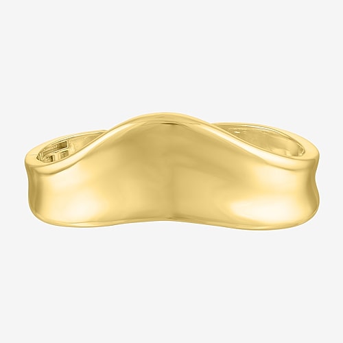 Click here for Bold Addiction Womens 14K Gold Over Brass Bangle B... prices