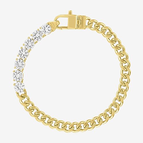 Click here for Bold Addiction Womens 14K Gold Over Brass 7.5 Inch... prices