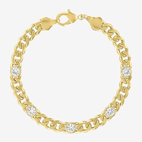 Click here for Bold Addiction Womens 14K Gold Over Brass 7.5 Inch... prices