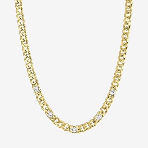 Click here for Bold Addiction Womens 14K Gold Over Brass 18 Inch... prices
