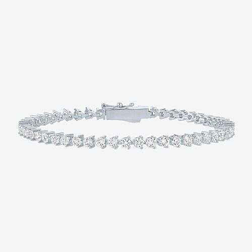 Click here for Bold Addiction Womens Lab Created White Sapphire P... prices