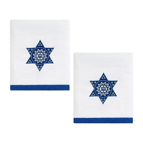 Click here for Avanti Star Light 2 Pack Hand Towel  One Size  Whi... prices