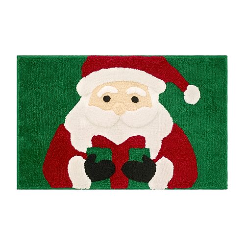 Click here for Avanti Santa Gift Bath Rug  One Size  Green prices