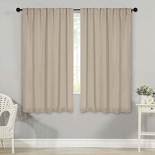 Click here for Superior Solid Classic Modern Blackout Curtain Set... prices