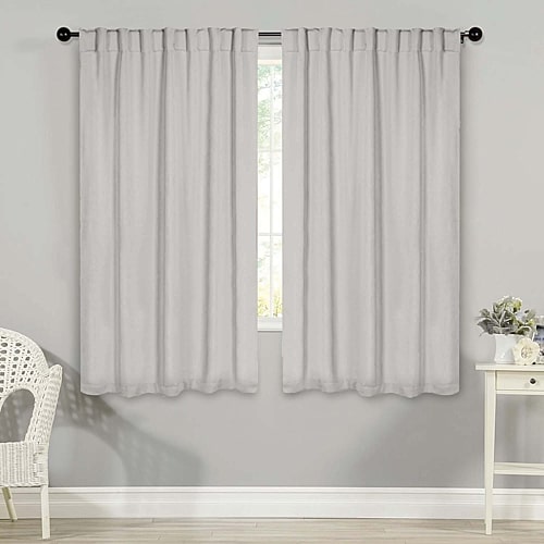 Click here for Superior Solid Classic Modern Blackout Curtain Set... prices